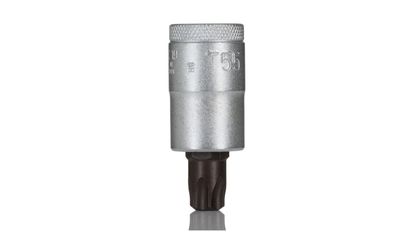 ITX 19 T55 | Gedore Torx Screwdriver Bit, T55 Tip, Square Drive, 55 mm Overall | RS