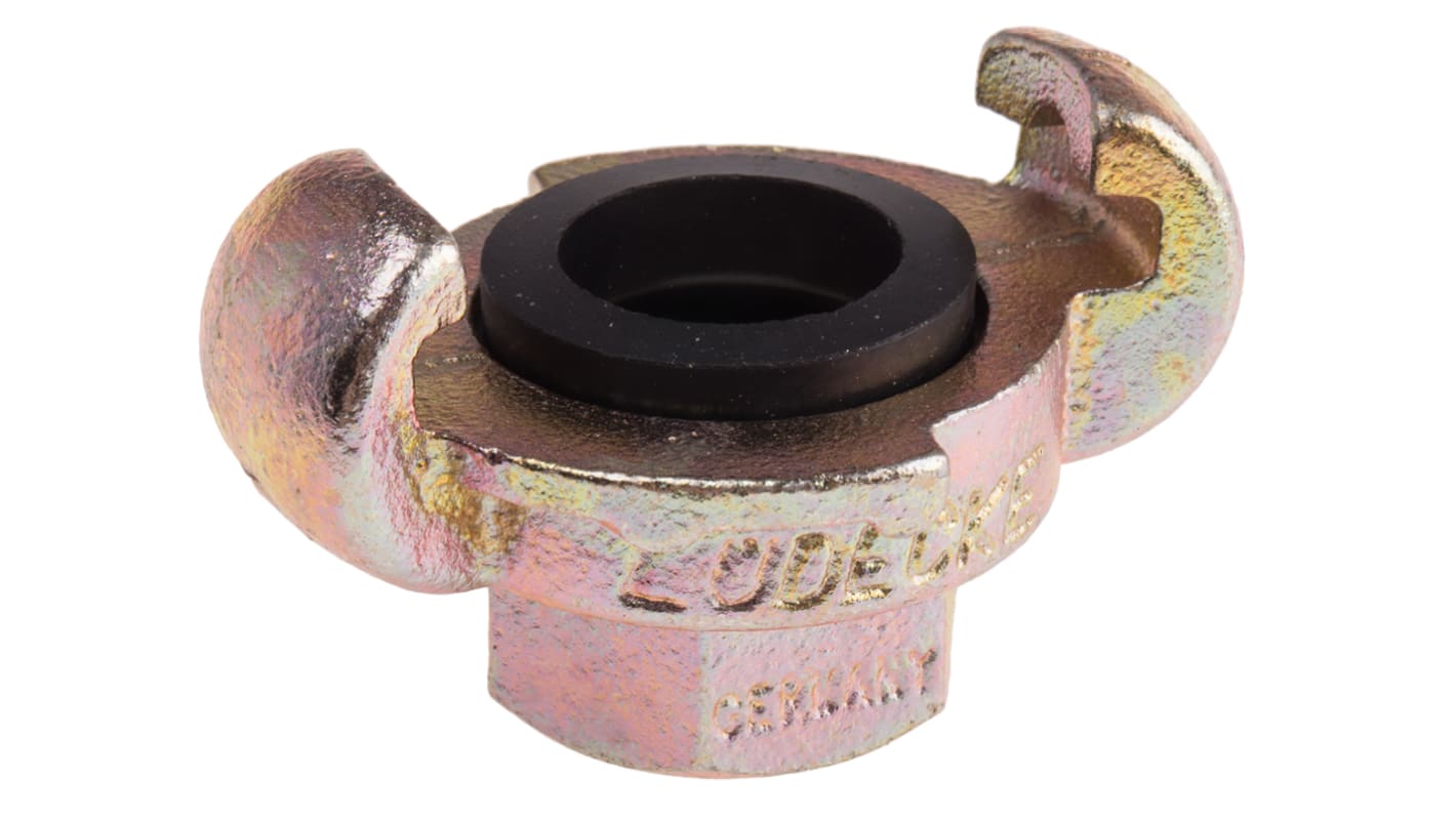 QF050 | RS PRO Iron Female Pneumatic Quick Connect Coupling, G 1/2 ...