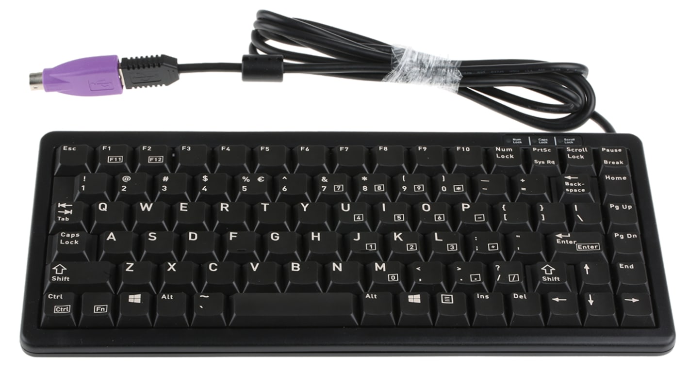 G84-4100LCMEU-2 | Cherry Wired PS/2, USB Compact Keyboard, QWERTY (US ...