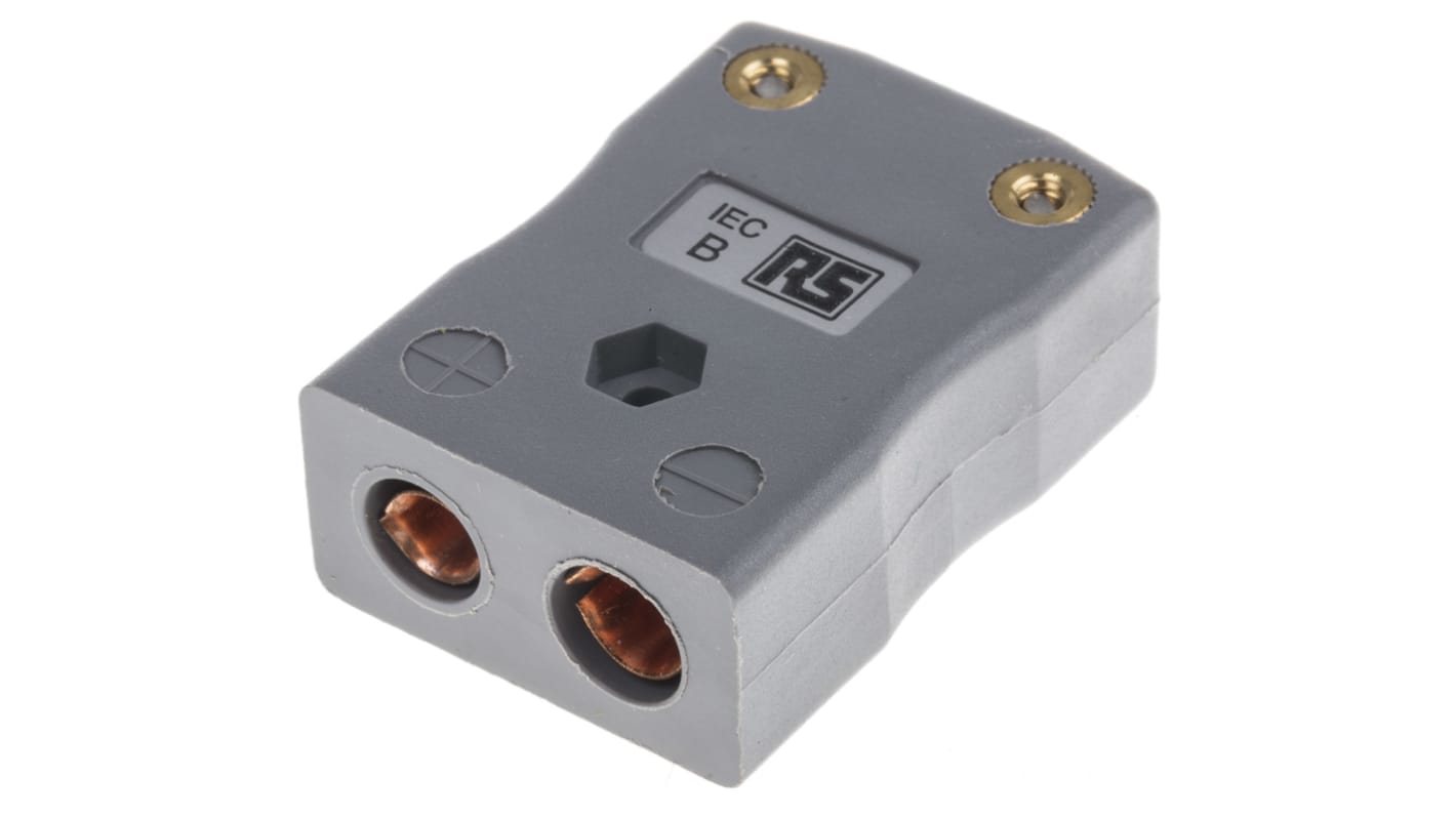 RS PRO IEC Standard In-Line Socket Connector for use with Type B ...