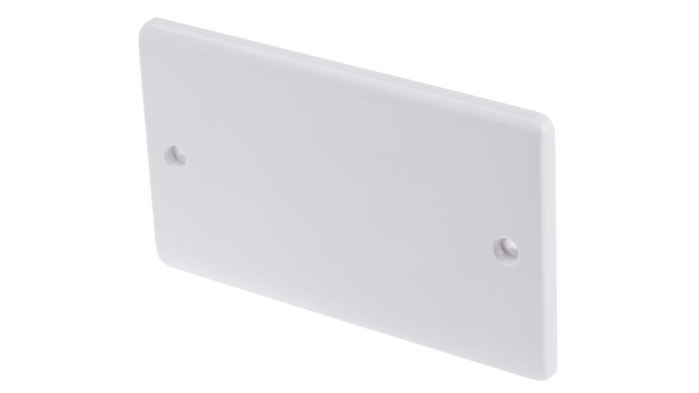 RS PRO White 2 Gang Blanking Plate | RS
