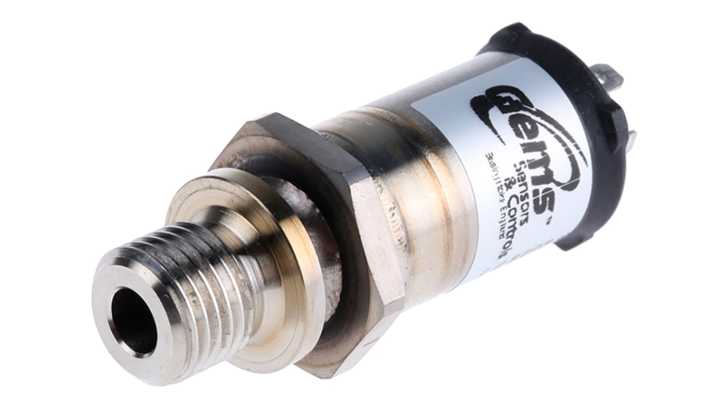 3300B01B0G01B000 | Gems Sensors Pressure Sensor, 0bar Min, 1bar Max, Analogue Output, Gauge ...