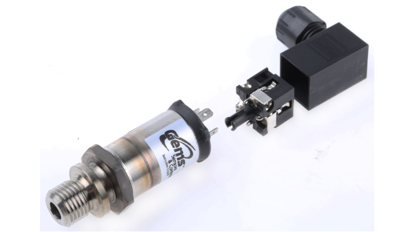 3300B10B0A01B000 | Gems Sensors Pressure Sensor, 0bar Min, 10bar Max, Analogue Output, Absolute ...