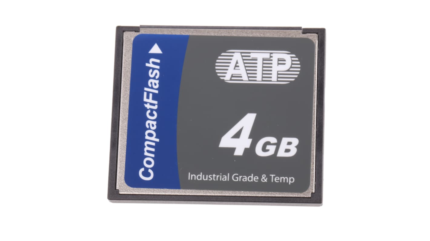 AF4GCFI-TACXP | ATP CompactFlash Industrial 4 GB SLC Compact Flash Card ...