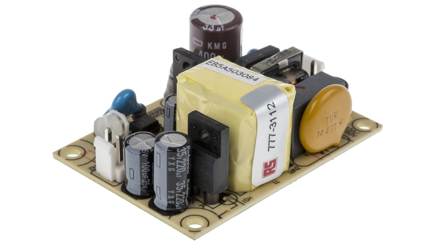 MEAN WELL Switching Power Supply, EPS-15-27, 27V dc, 560mA, 15W, 1 ...