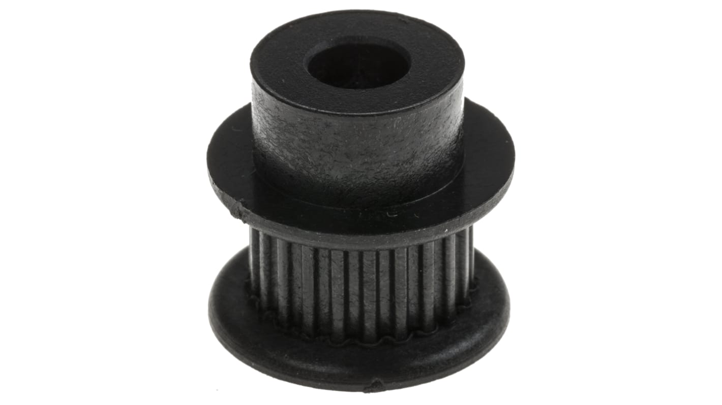 RS PRO Timing Belt Pulley, Glass Filled PC 6mm Belt Width x 2mm Pitch ...