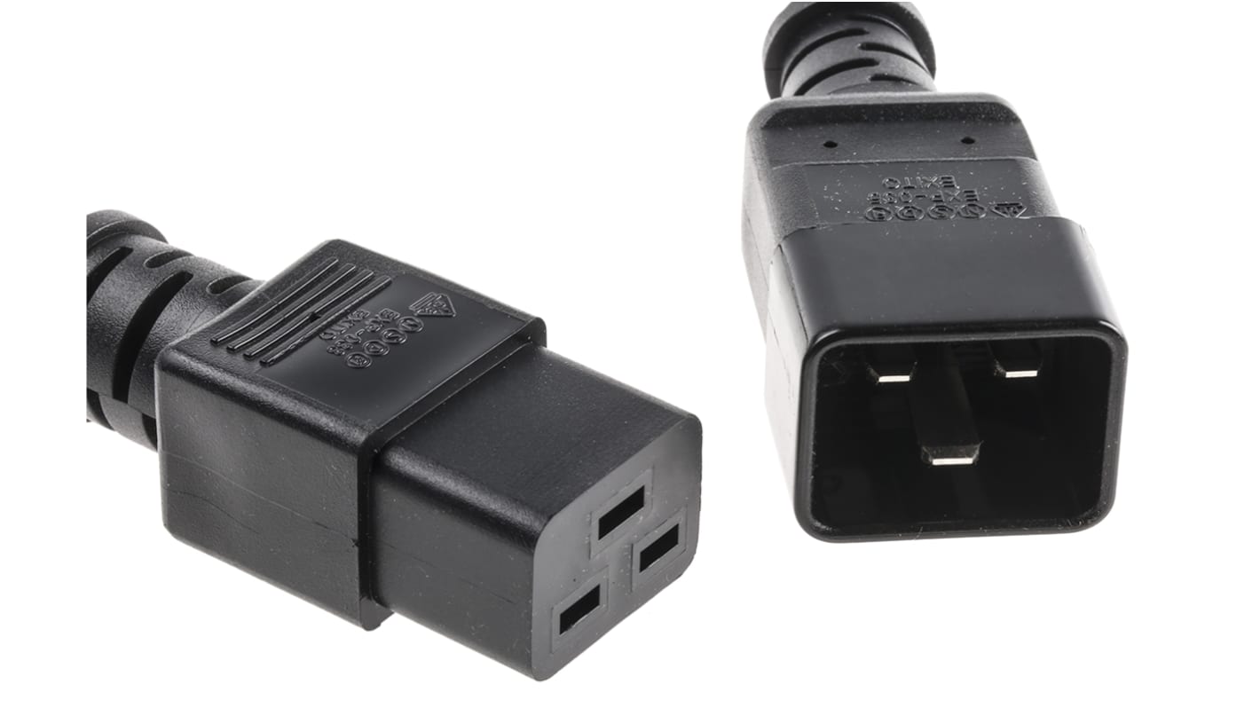 AP9892 | APC IEC C19 Socket to IEC C20 Plug Power Cord, 600mm | RS