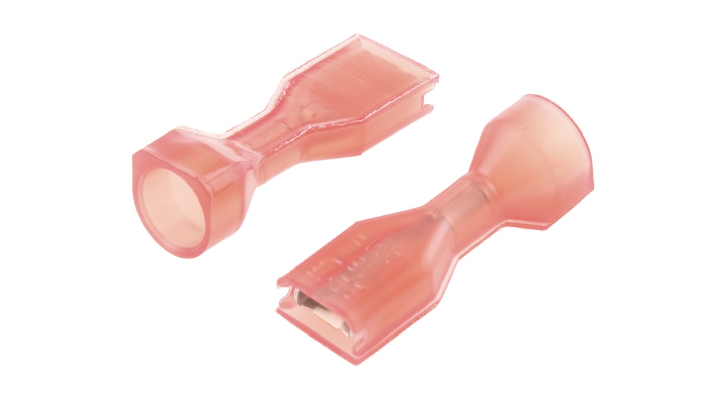 2-520275-2 | TE Connectivity FASTON 0.187 Series Red Insulated Female Crimp Receptacle, 4.75 x 0 ...