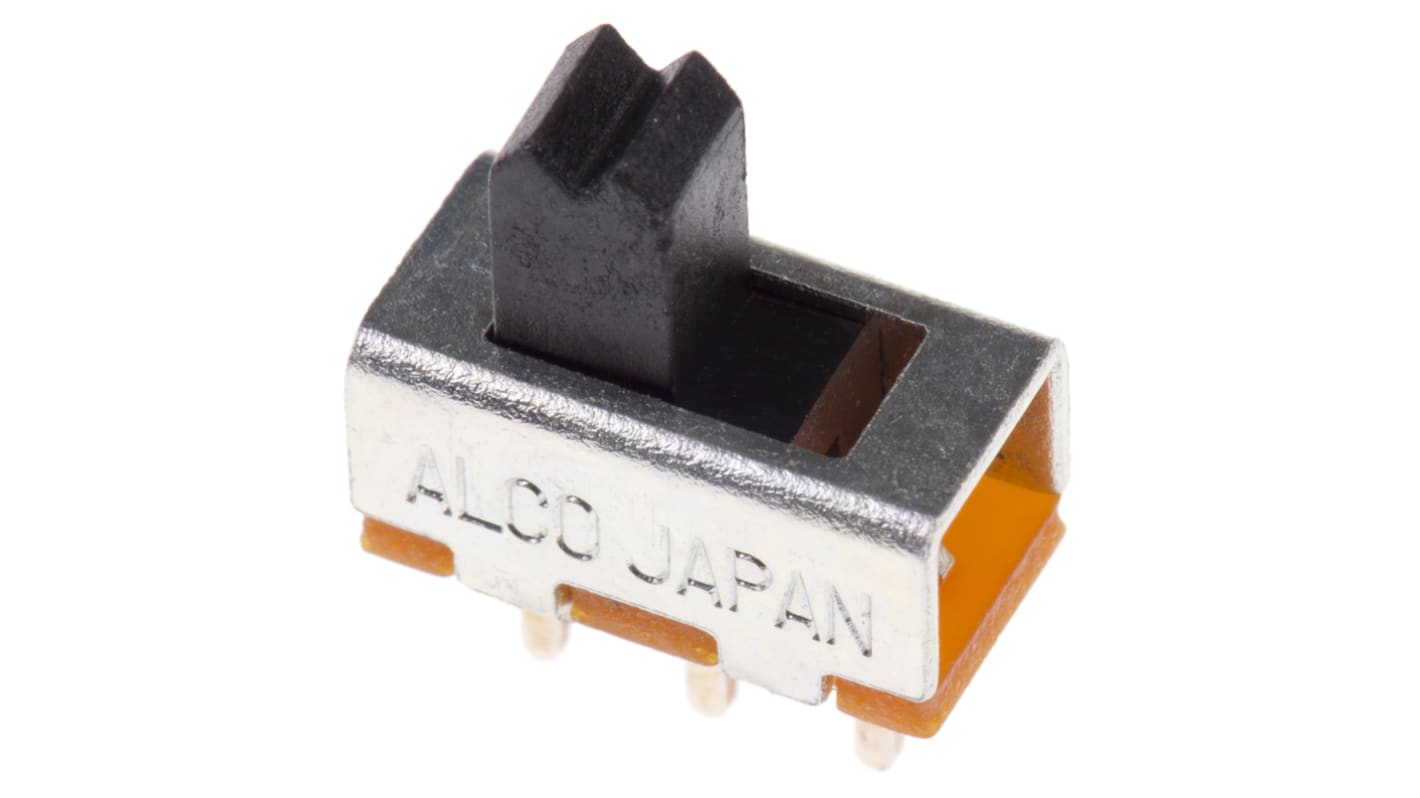 SLS121PC04 | TE Connectivity PCB Slide Switch SPDT Momentary 150 mA | RS