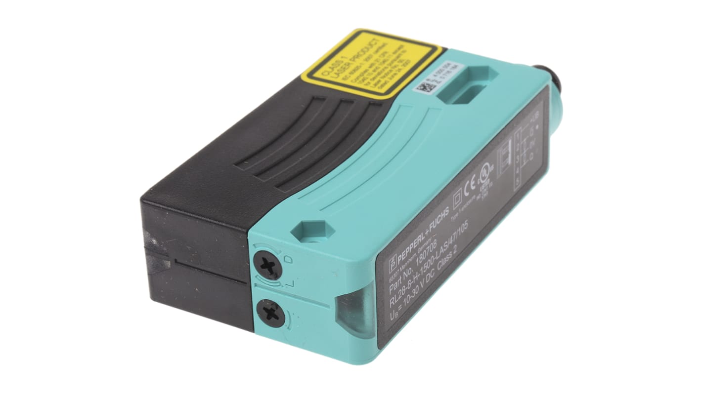 RL28-8-H-1500-LAS/47/105 | Pepperl + Fuchs Background Suppression Photoelectric Sensor, Block ...