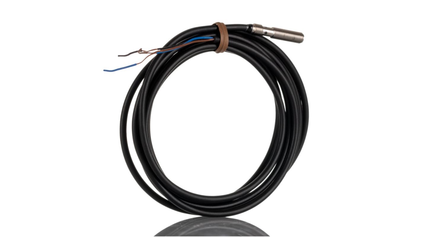 E2E-S05S12-WC-B1 2M | Omron E2E Series Inductive Barrel-Style Proximity Sensor, M5 x 0.5, 1.2 mm ...