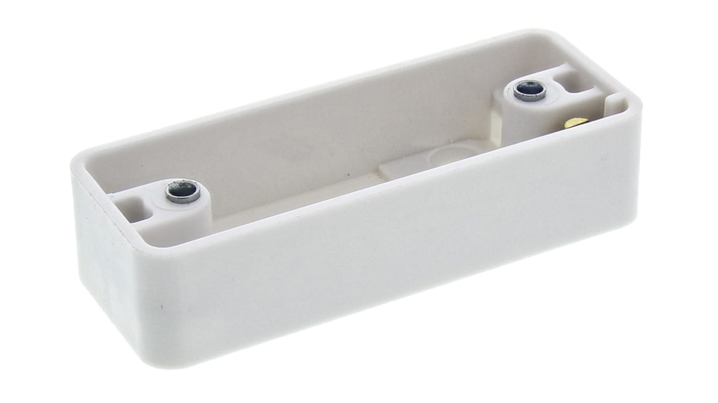 K2151WHI | MK Electric PVC Back Box, 1 Gangs, 87 x 33 x 16mm | RS