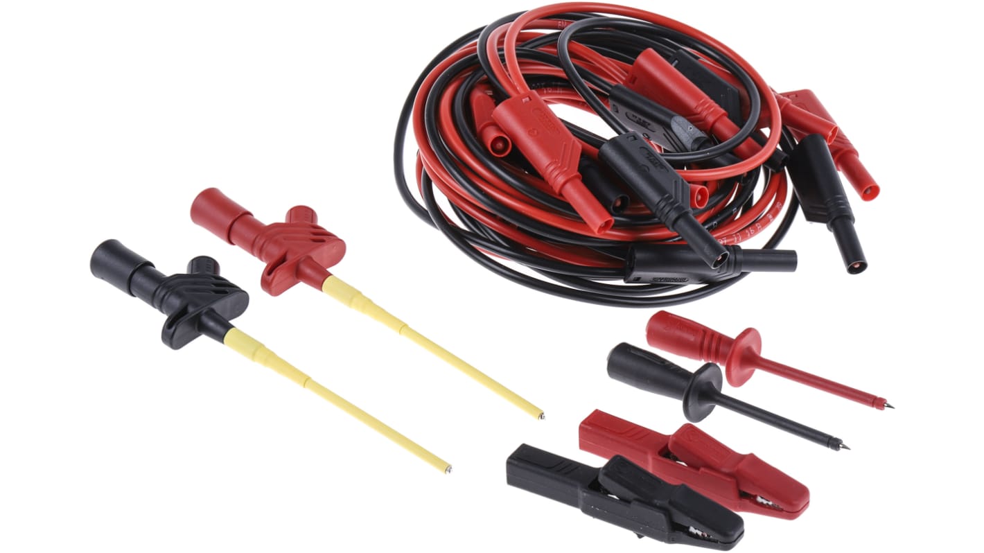 932795001 | Hirschmann Test Lead Kit With (3) Safety Test Lead, Clamp ...