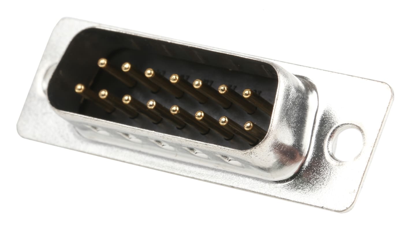 MHDM15SP | MH Connectors, MHDM Cable Mount, 15 Pin D-sub Connector Plug ...