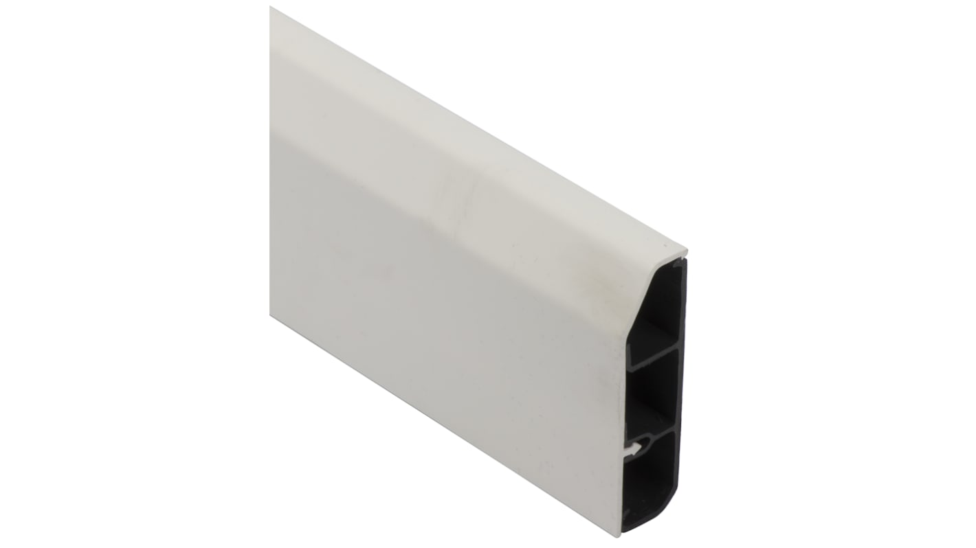 RS PRO White Skirting Trunking, W70 mm x D20mm, L2m, PVC | RS