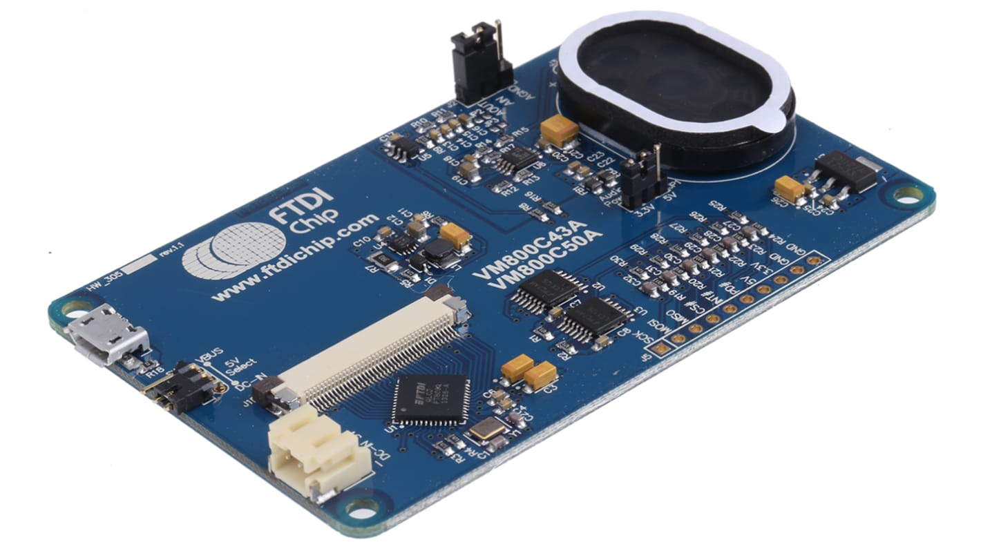 Bridgetek VM800C43A-N, FT800 EVE Credit Card Resistive Touch Screen ...