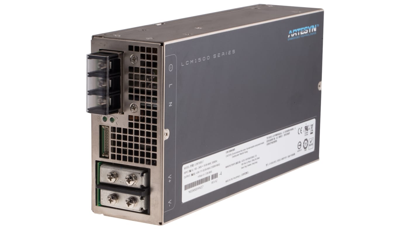 Artesyn Embedded Technologies Switching Power Supply, LCM1500Q-T-4, 24V ...