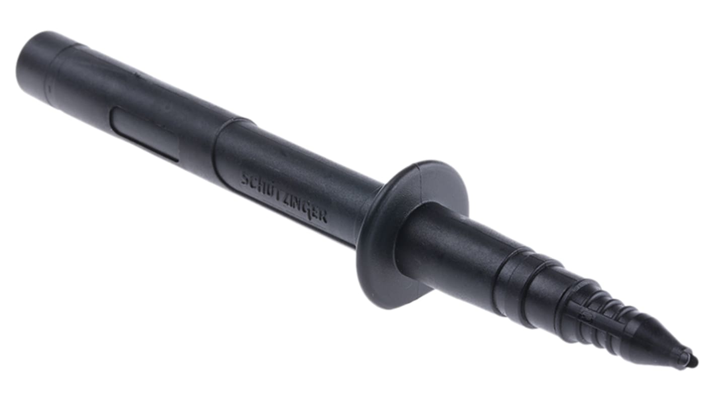 SPS 2381 Ni / SW | Schutzinger Spring Loaded Test Probe, 2mm Tip, 1kV ...