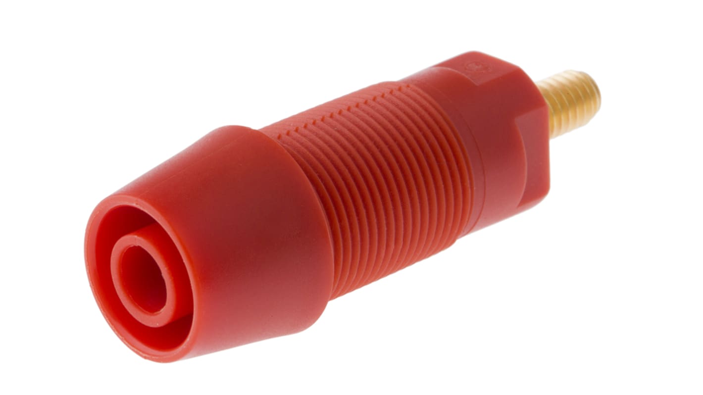 SAB 6922 AU / RT | Schutzinger Red Female Banana Socket, 4 mm Connector ...