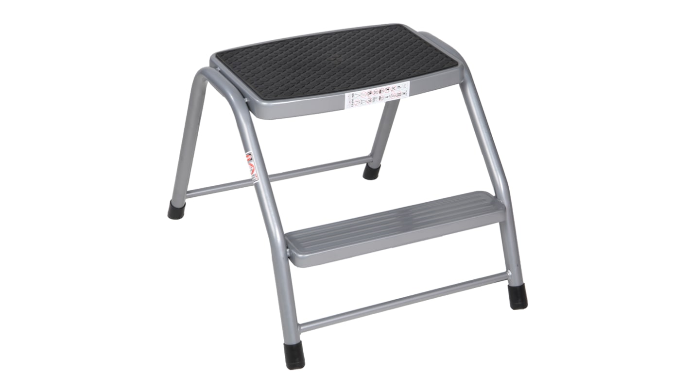 RS PRO 2 Tread Steel Steps 0.375m Platform Height | RS