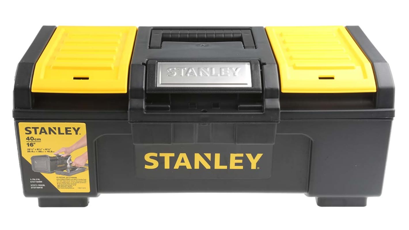 1-79-216 | Stanley One Touch 2 drawers Plastic Tool Box, 394 x 220 x ...