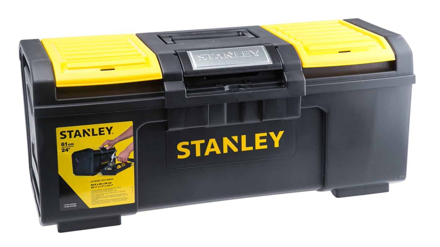 1-79-218 | Stanley One Touch 2 drawers Plastic Tool Box, 600 x 255 x ...
