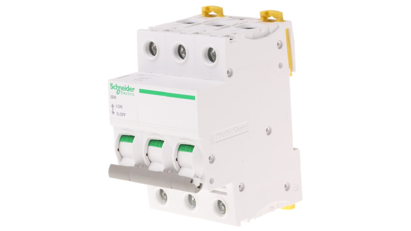 A9S65392 | Schneider Electric 3P Pole Isolator Switch - 125A Maximum ...