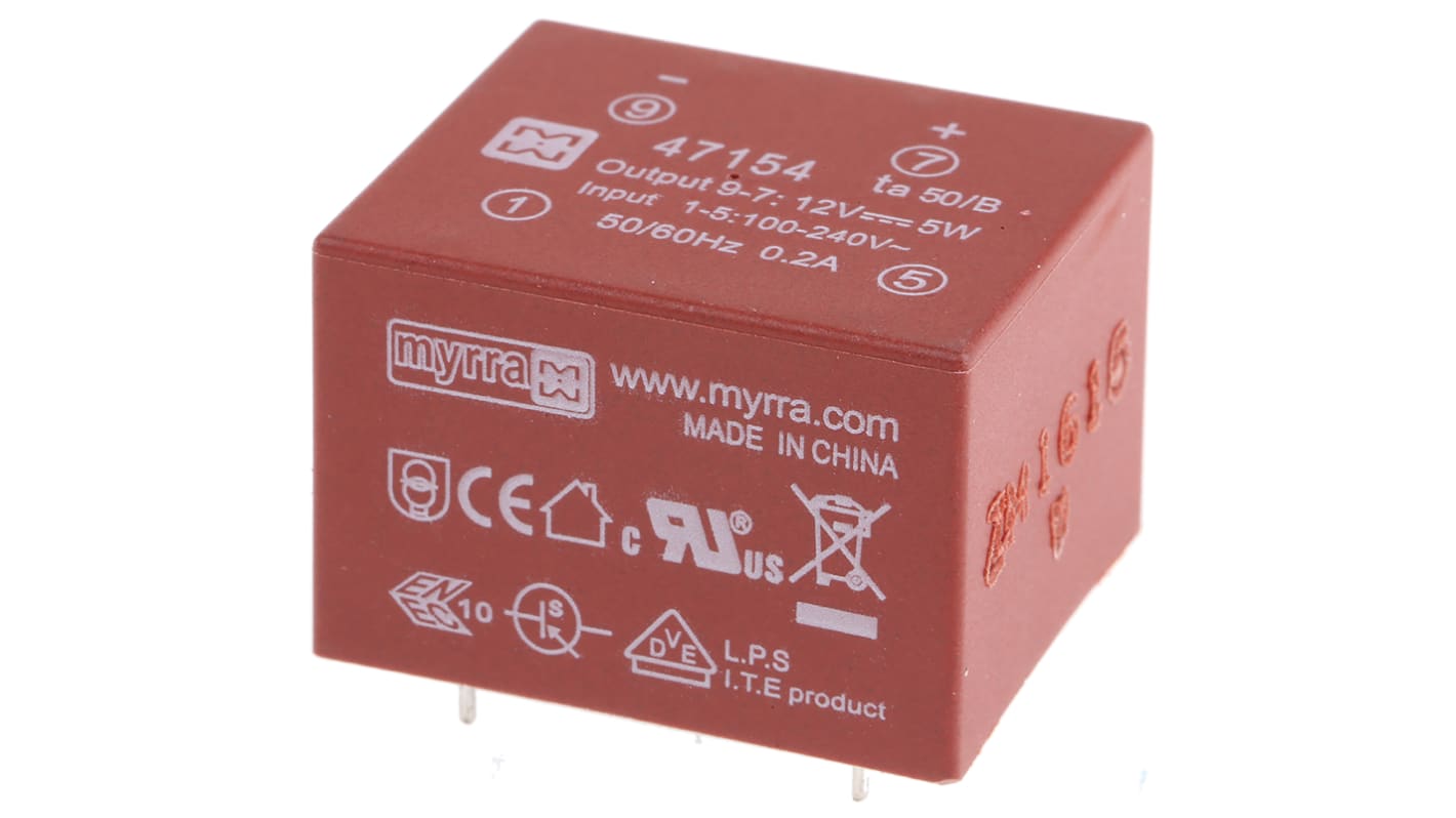 47154 | Convertisseur SMPS Myrra, Vin 85 → 265 V ac, 85 → 370 V dc ...
