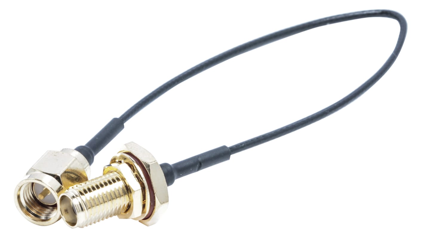 RS PRO Female SMA to Male SMA Coaxial Cable, 150mm, Terminated | RS