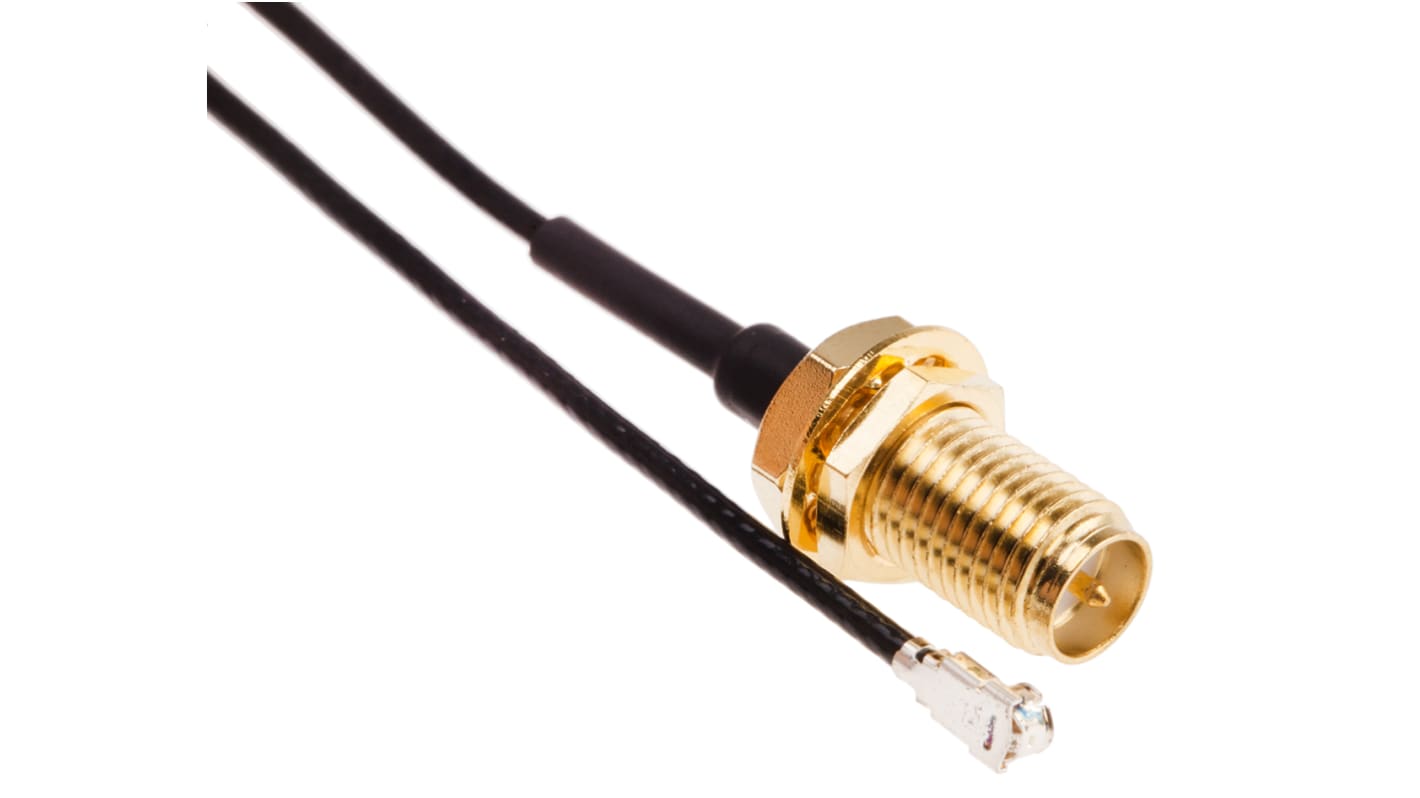 RS PRO Female RP-SMA to Female U.FL Coaxial Cable, 200mm, RF Coaxial ...