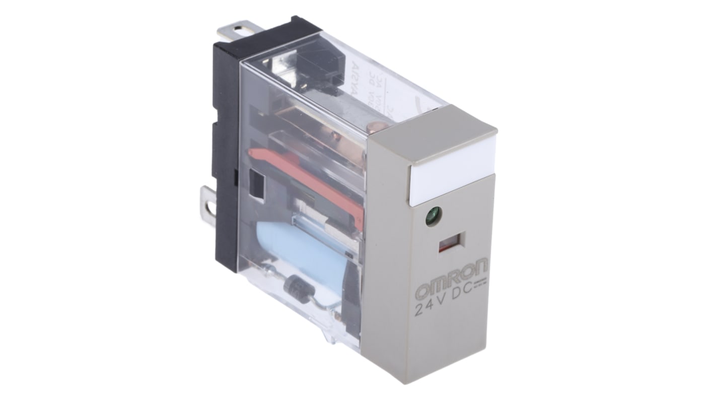 G2R-1-SND DC24(S) | Omron Plug In Power Relay, 24V dc Coil, 6A Switching Current, SPDT | RS