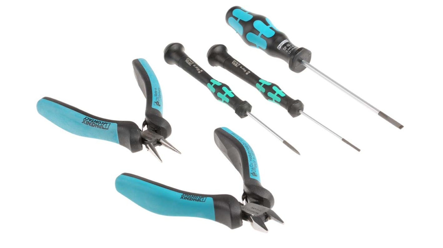 1200077 | Phoenix Contact 12 Piece Engineers Tool Kit with Pouch | RS