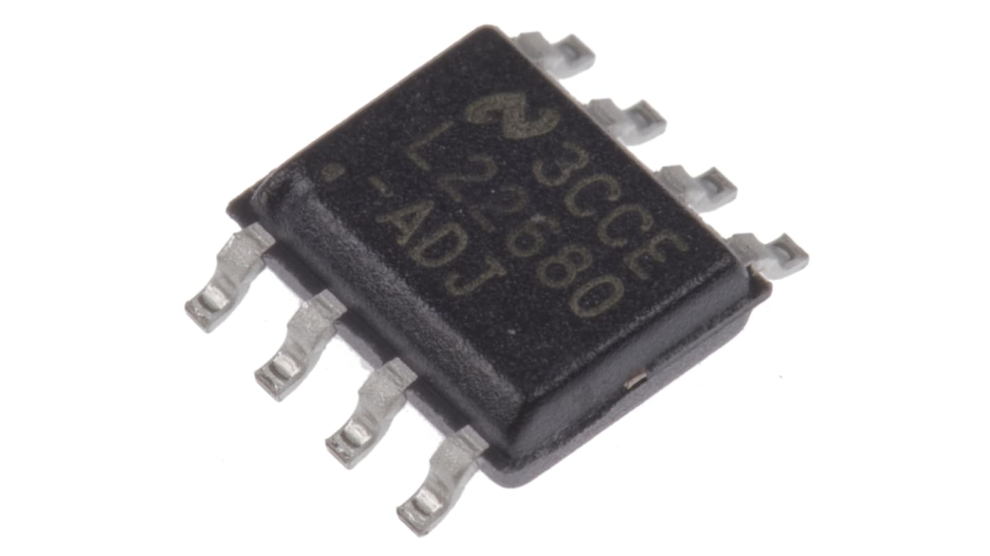 Texas Instruments, LM22680MR-ADJ/NOPB Step-Down Switching Regulator, 1-Channel 2A Adjustable 8 ...
