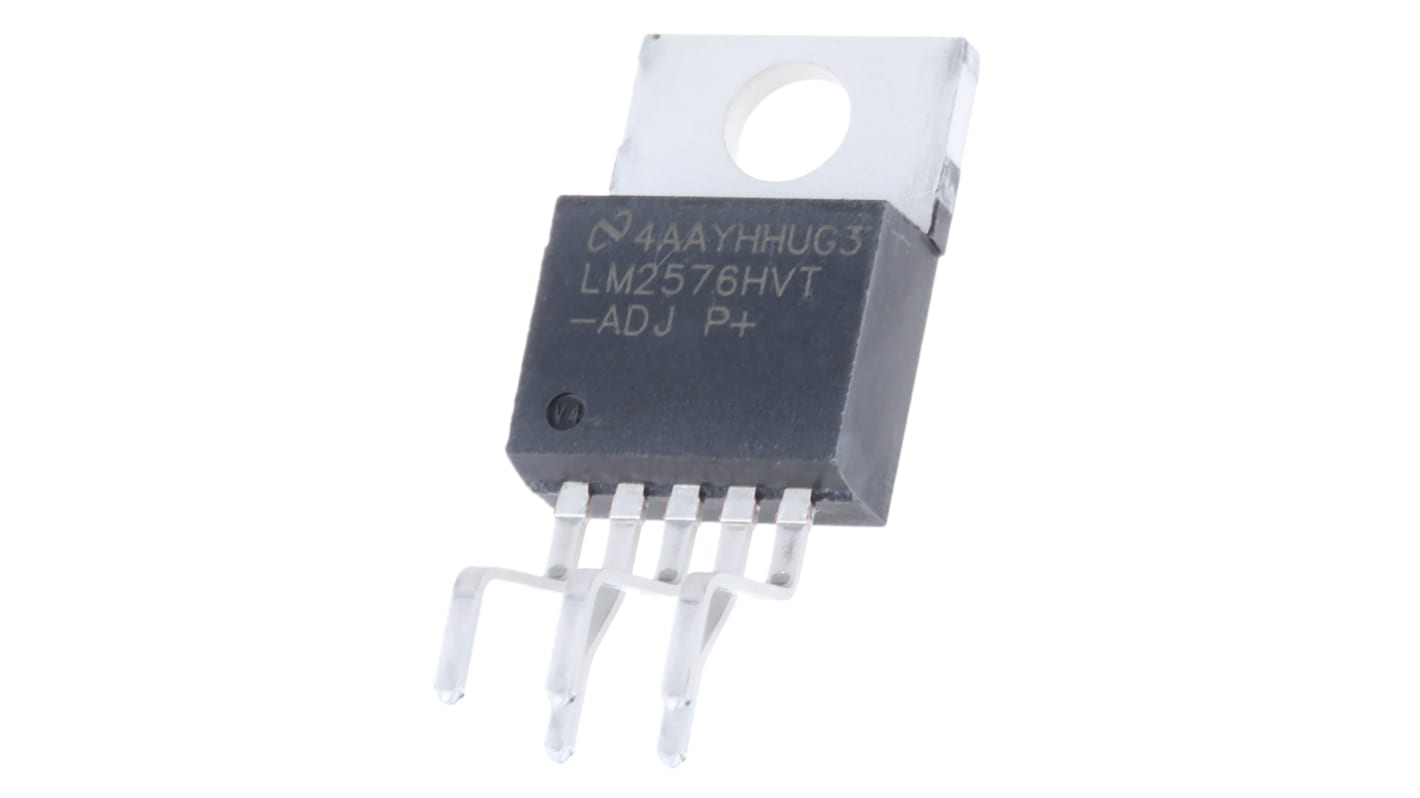 Texas Instruments, LM2576HVT-ADJ/LF03 Step-Down Switching Regulator, 1-Channel 3A Adjustable 5 ...