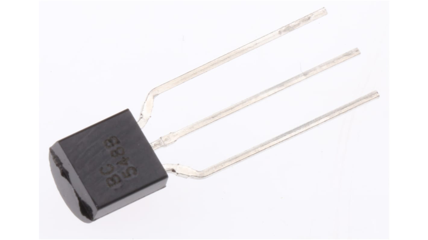 Taiwan Semiconductor BC548B A1 NPN Transistor, 100 mA, 30 V, 3-Pin TO ...