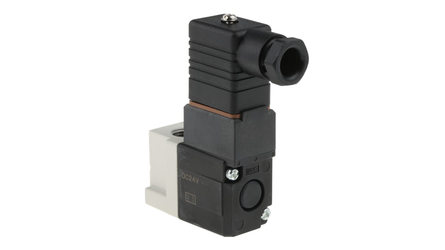 VT307-5D1-02F-Q | SMC 3/2 Pneumatic Solenoid Valve - Solenoid/Solenoid G 1/4 VT307 Series 24V dc ...