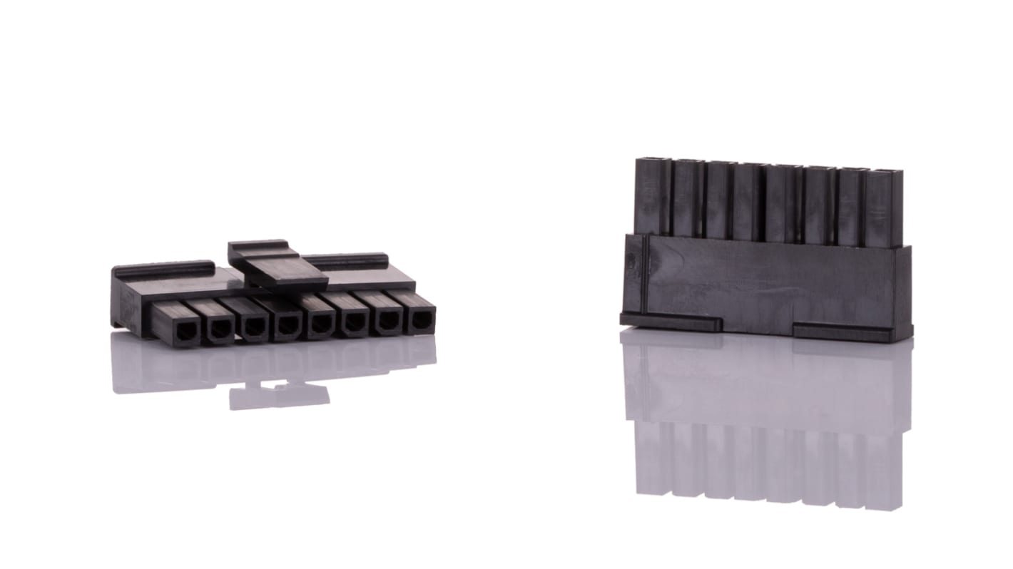 43645-0800 | Molex, Micro-Fit 3.0 Female Connector Housing, 3mm Pitch ...