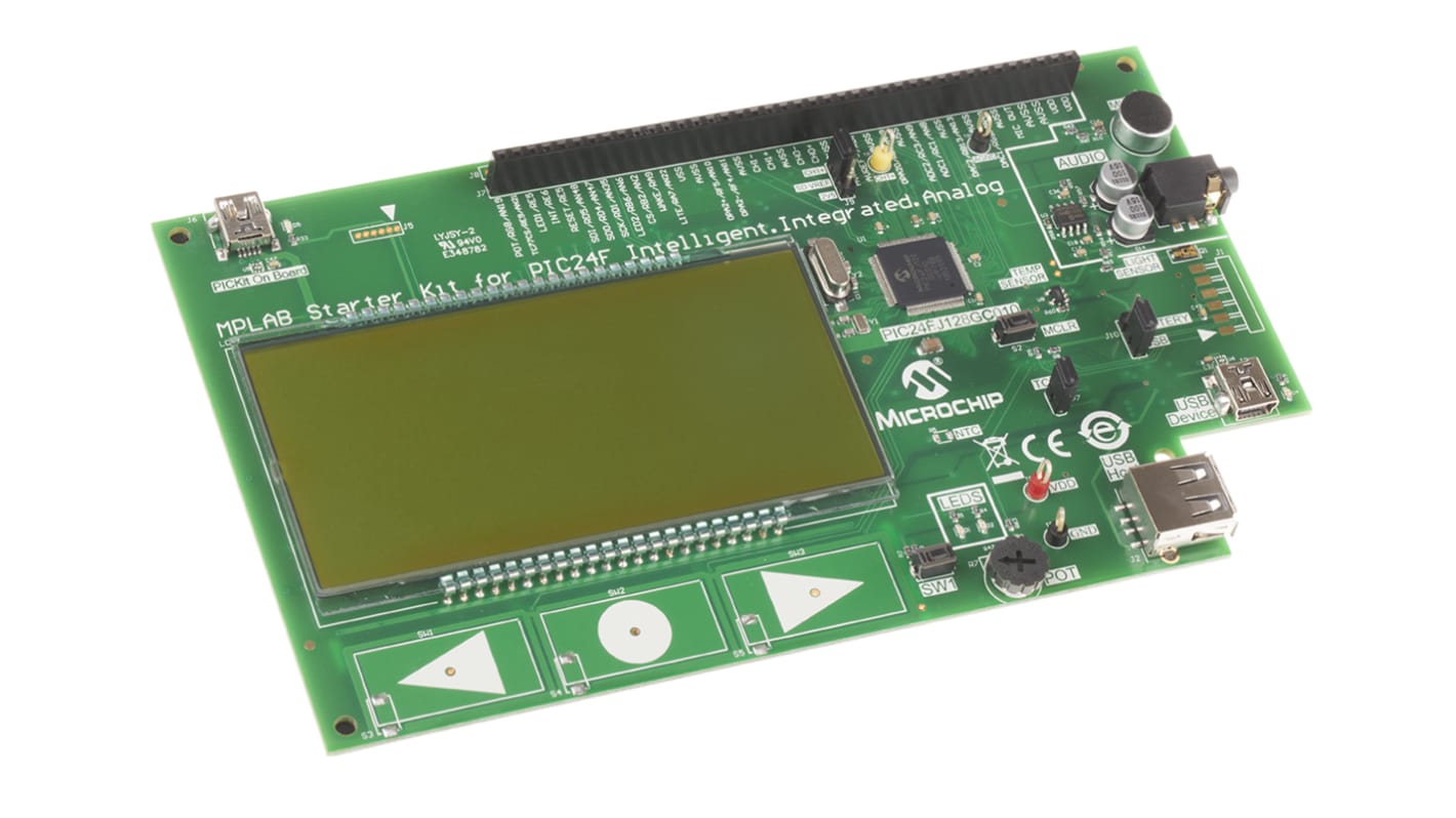 Microchip DM240015, MPLAB Development Kit for PIC24F Analogue Board | RS