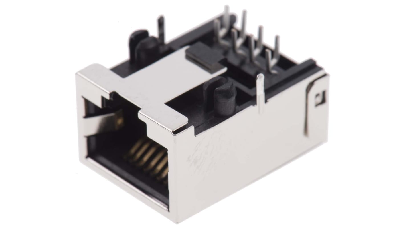 44661-0001 | Molex RJ45 csatlakozó 8P8C utas Cat5, Cat5e, Derékszögű ...