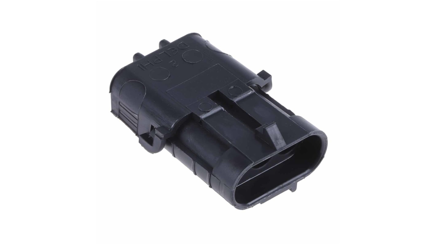 12010717 | Delphi, Weather-Pack Automotive Connector Plug 3 Way | RS