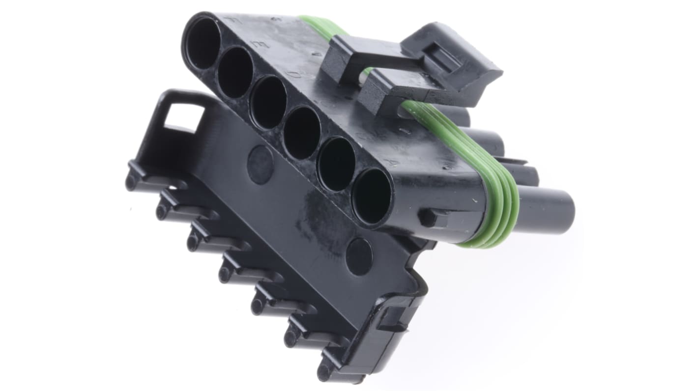 12015799 | Delphi, Weather-Pack Automotive Connector Socket 6 Way | RS