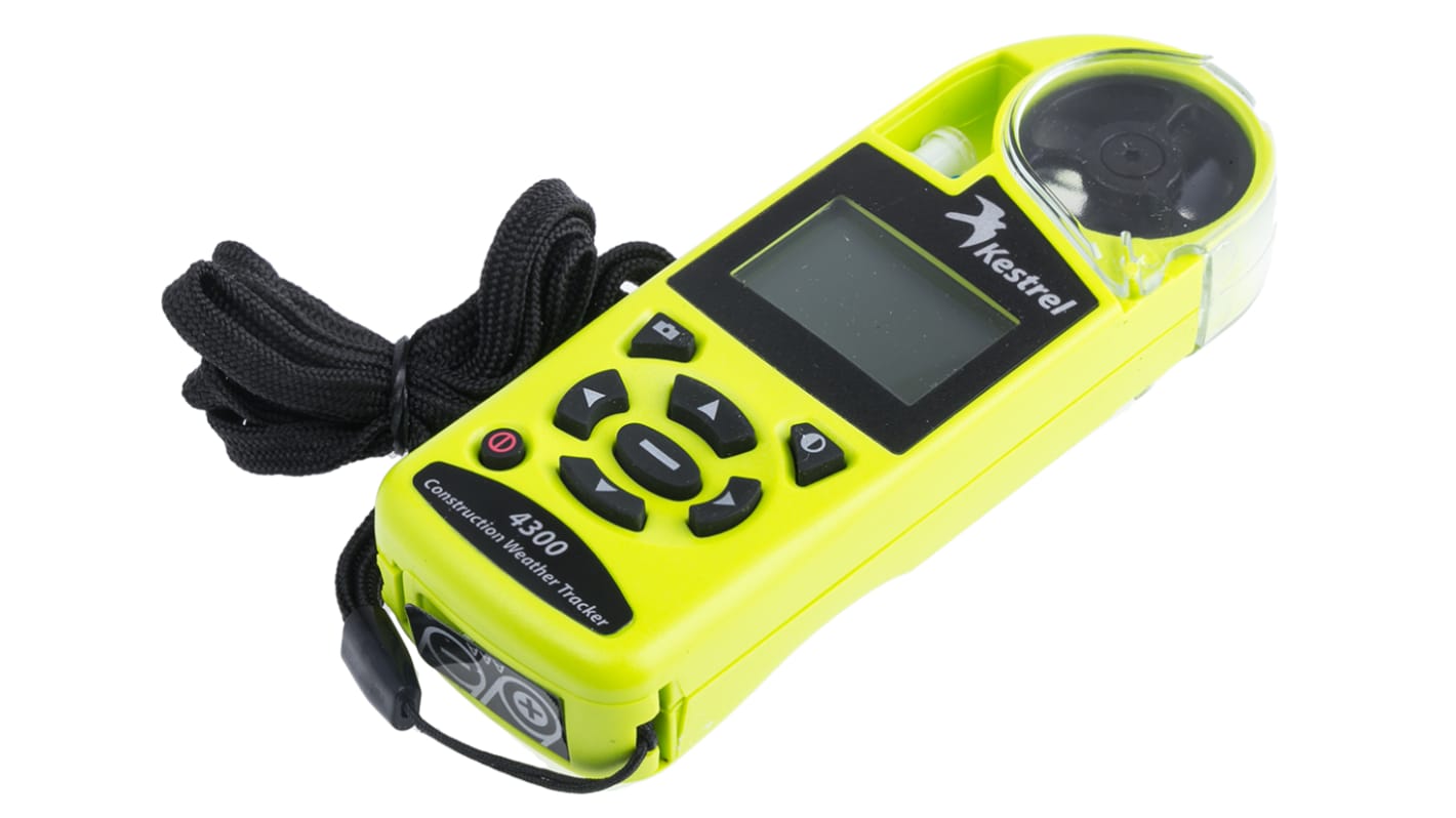 KESTREL 4300 | Kestrel 4300 Impeller Anemometer, 40m/s Max, Measures ...
