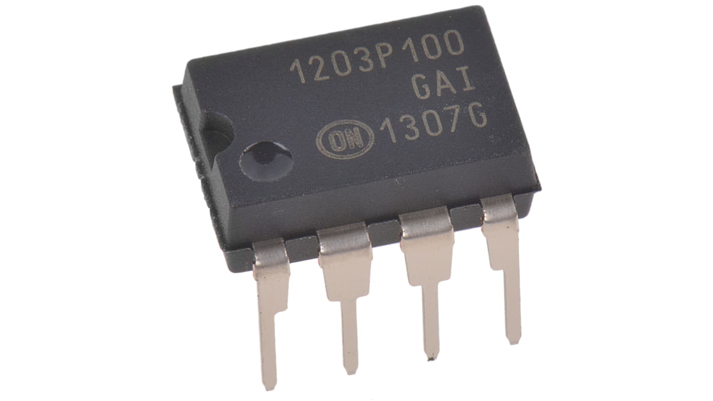 NCP1203P100G | ON Semiconductor電流モード PWMコントローラ, フライバック, 100 kHz, 最大16 V ...