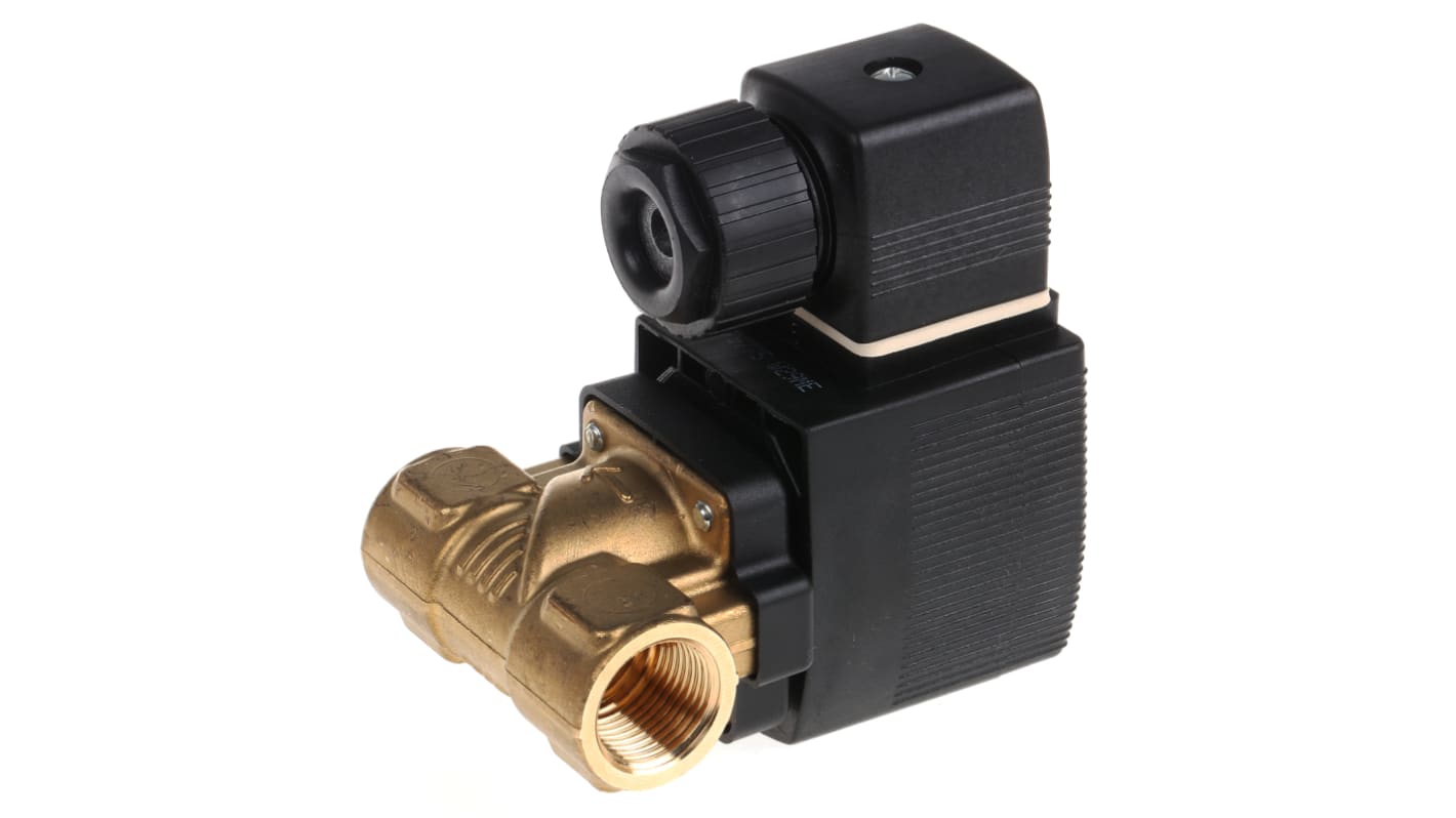 Burkert Solenoid Valve 221598, 2 port(s) , NC, 24 V dc, 3/8in | RS