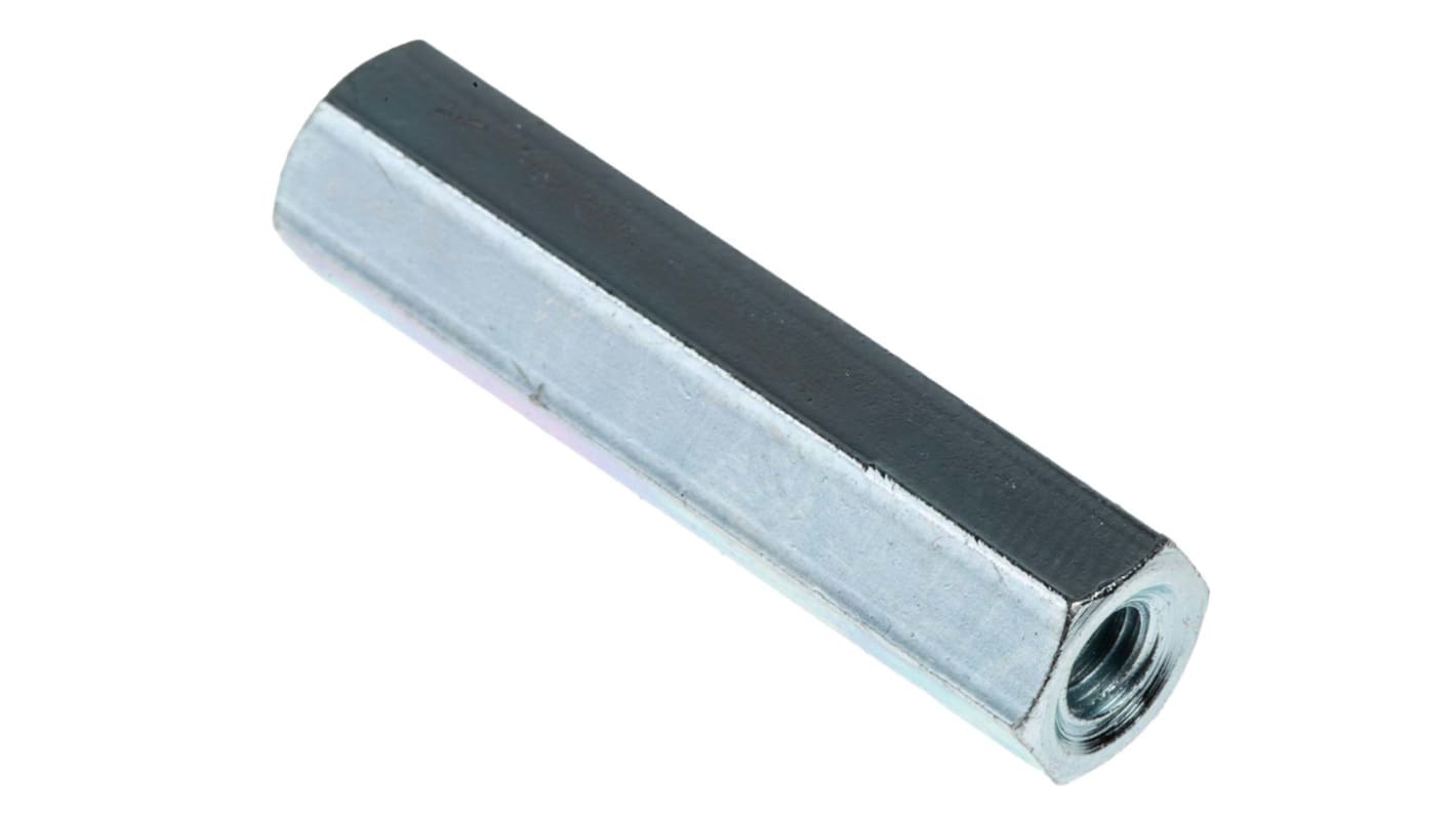 RS PRO Standoff, M4 x M4 Thread, 30mm Body, Steel, Female/Female | RS