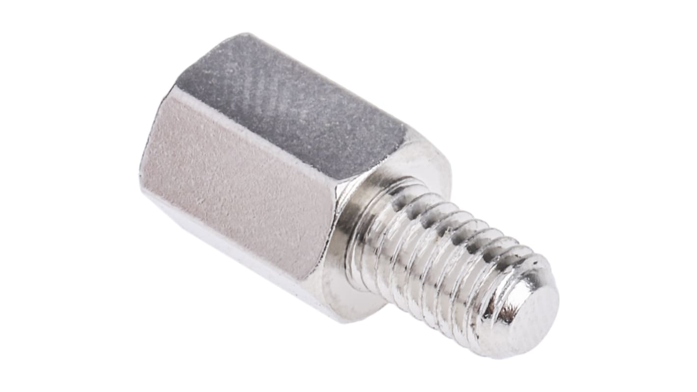 RS PRO Standoff, M5 x M5 Thread, 10mm Body, Brass, Male/Female, 8mm ...