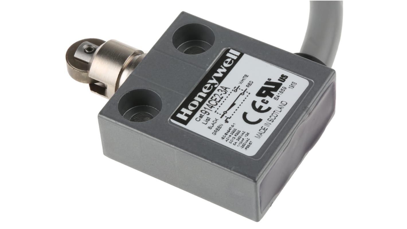 914CE2-3A | Honeywell 914CE Series Roller Plunger Limit Switch, NO/NC, IP66, IP67, IP68, SPDT ...