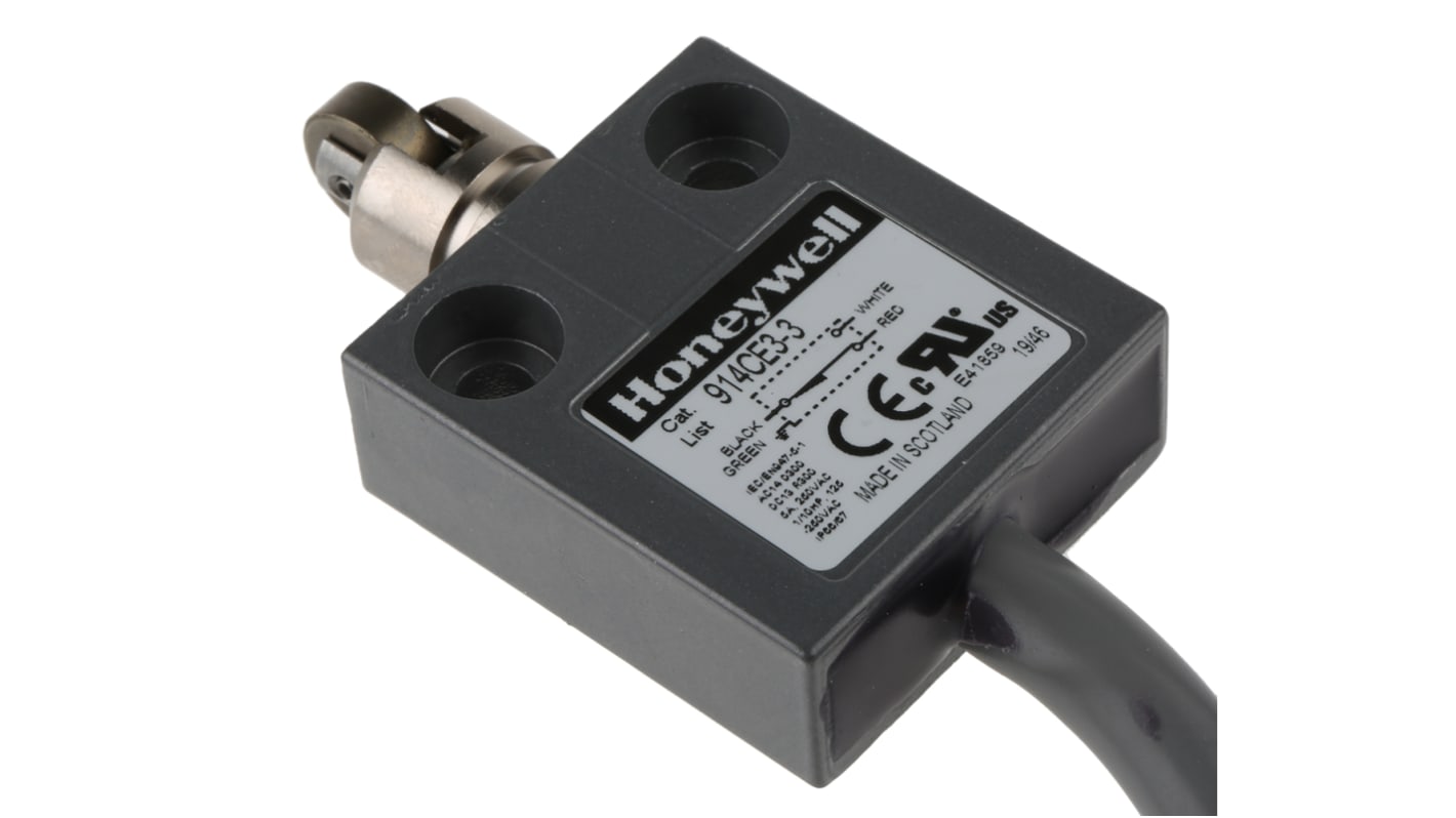 914CE3-3 | Honeywell 914CE Series Roller Plunger Limit Switch, NO/NC, IP66, IP67, IP68, SPDT ...