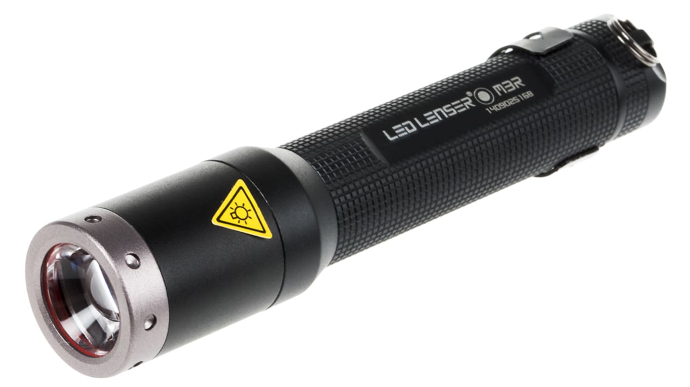 Led Lenser M3R LED Torch Black - Rechargeable 220 lm, 100 mm | RS