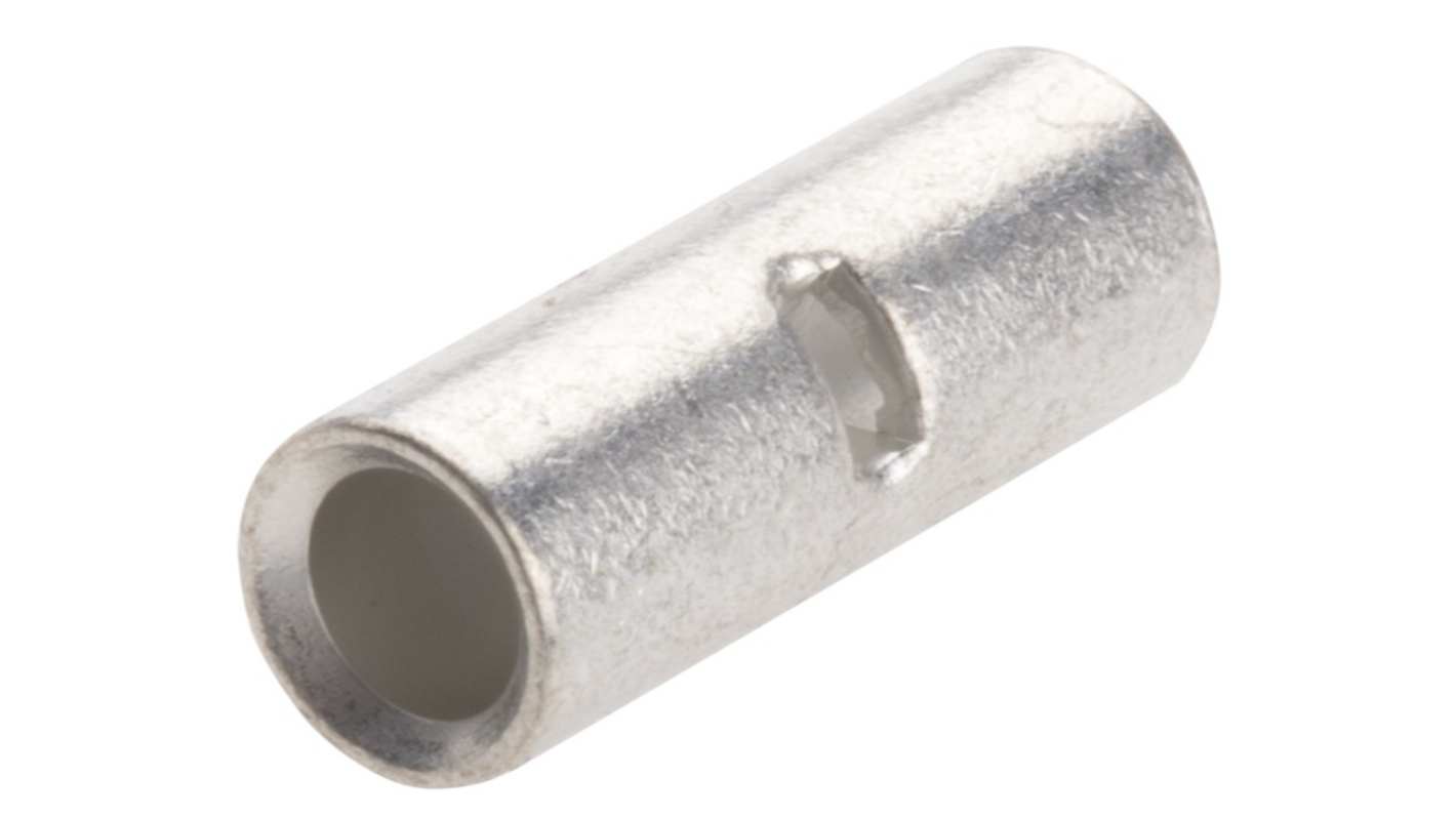 RS PRO Butt Splice Splice Connector, Sliver, Tin 12 → 10 AWG | RS